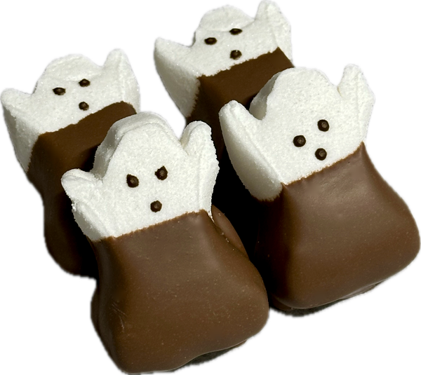 Halloween - Hand Dipped Marshmallow Ghosts – Chocolates With Love