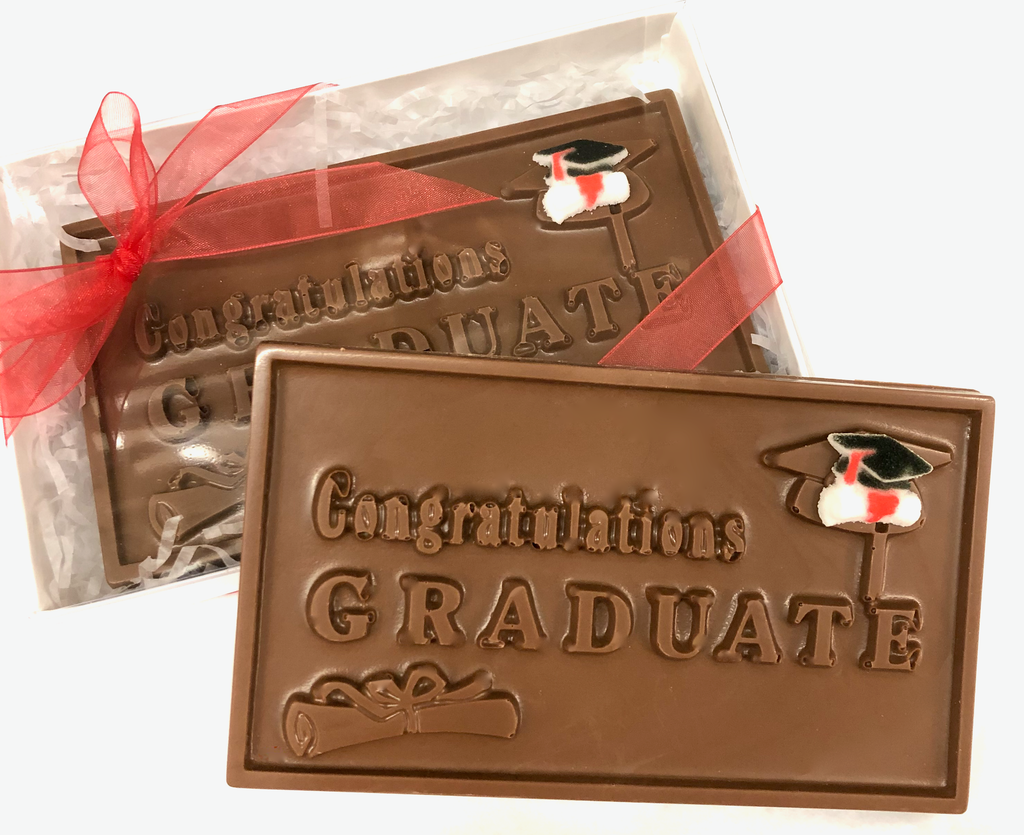 Graduation - Milk Chocolate "Congratulations Graduate" – Chocolates ...